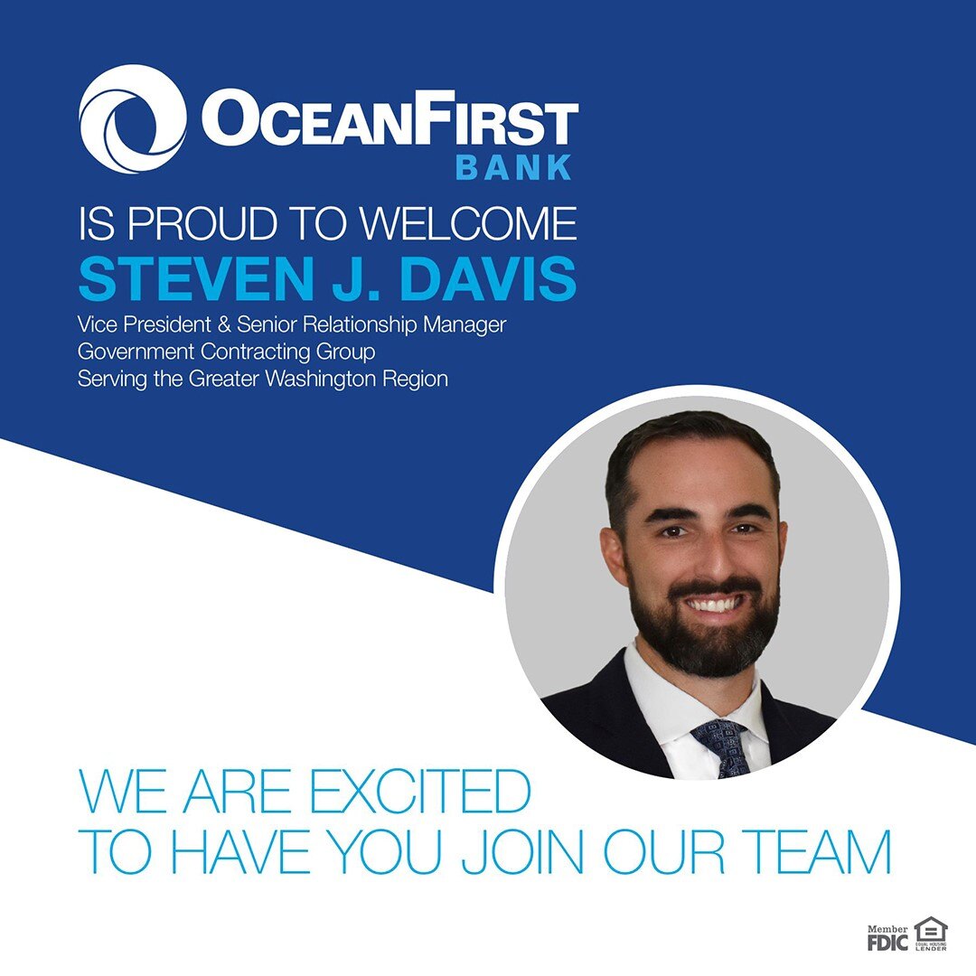 OceanFirst is proud to welcome Steven Davis